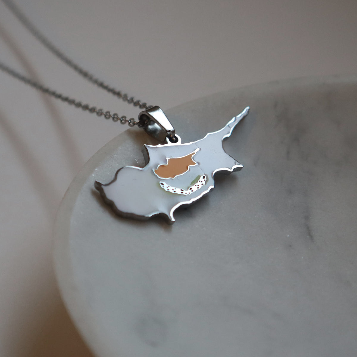 Cyprus Flag Necklace – Parisa London